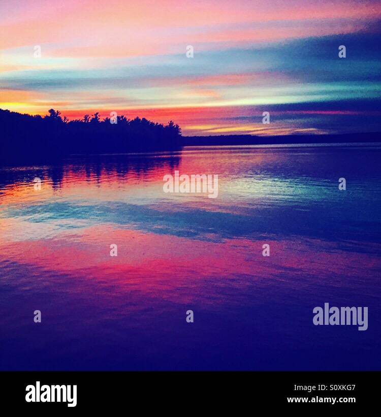 Lake michigan sunsets hi-res stock photography and images - Alamy