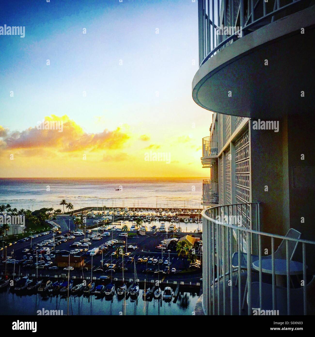 Holiday resort marina beach balcony hi-res stock photography and images ...