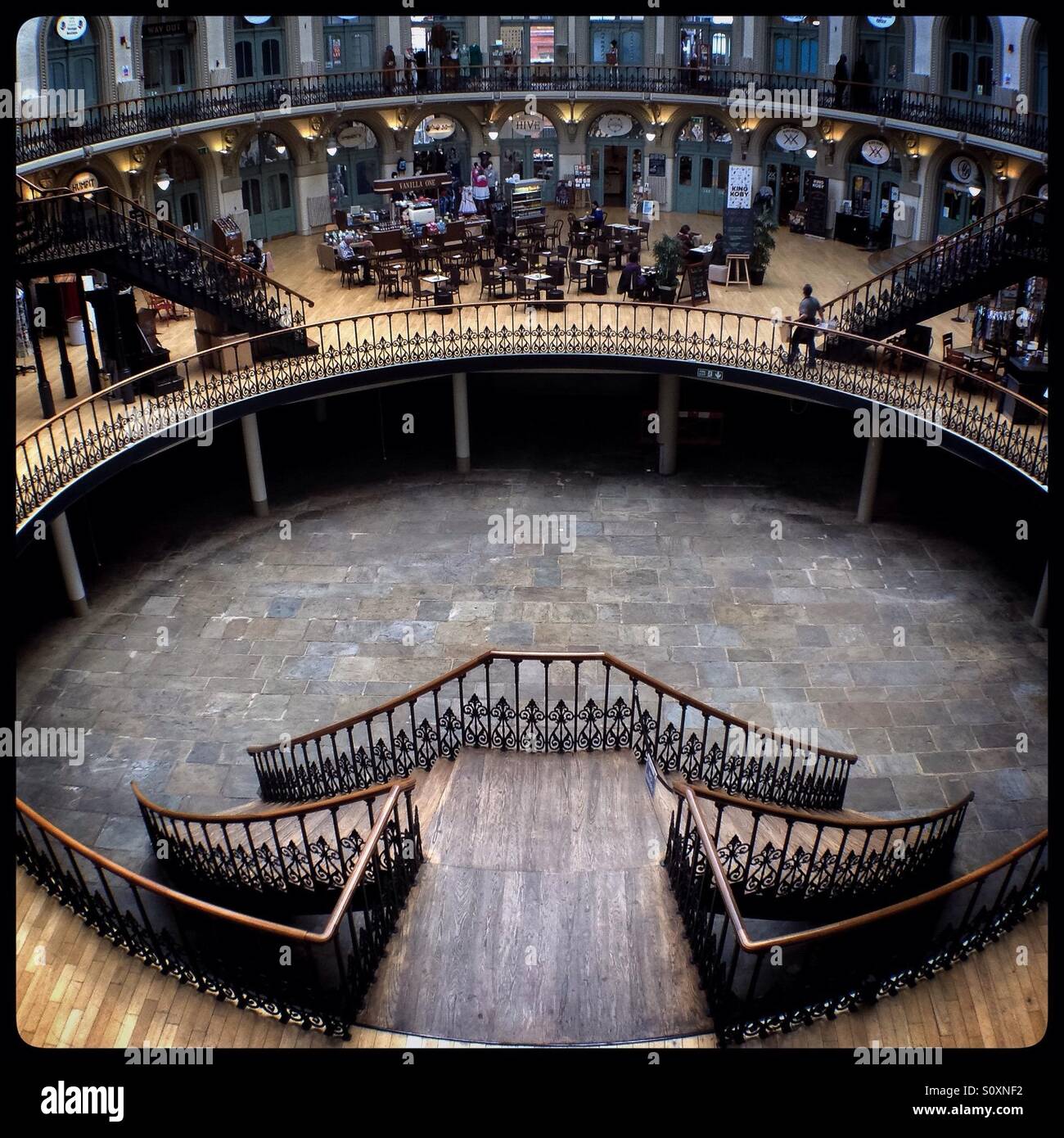 Interior of The Corn Exchange, Leeds, England Stock Photo - Alamy