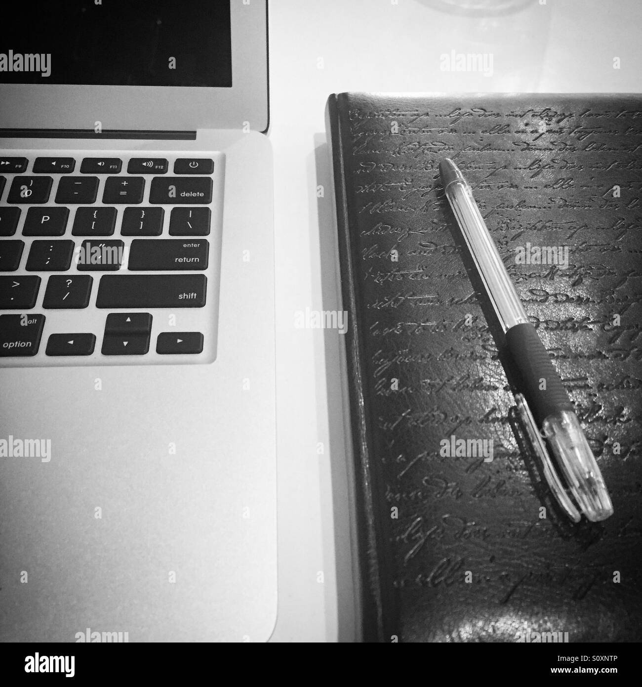 Project typing Black and White Stock Photos & Images - Alamy