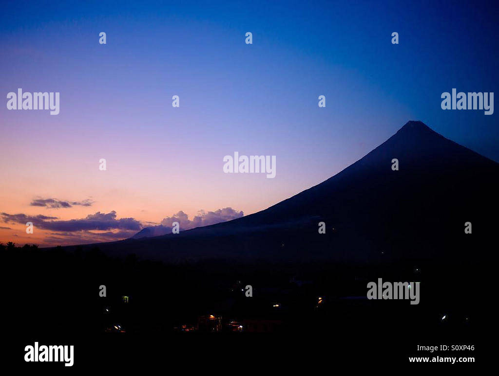 The majestic Mt. Mayon at Albay, Philippines Stock Photo - Alamy