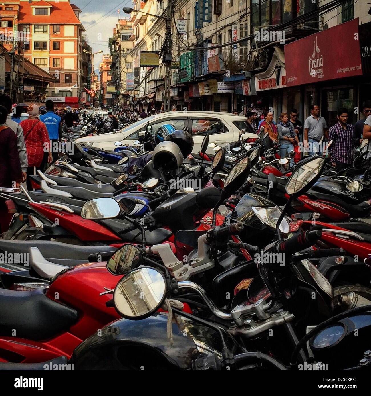 Kathmandu traffic jam hi-res stock photography and images - Alamy