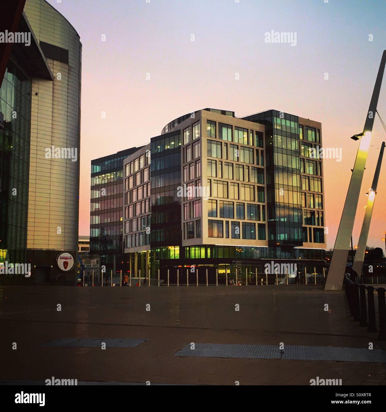 Central Square development in Cardiff, South Wales, 2016 Stock Photo ...