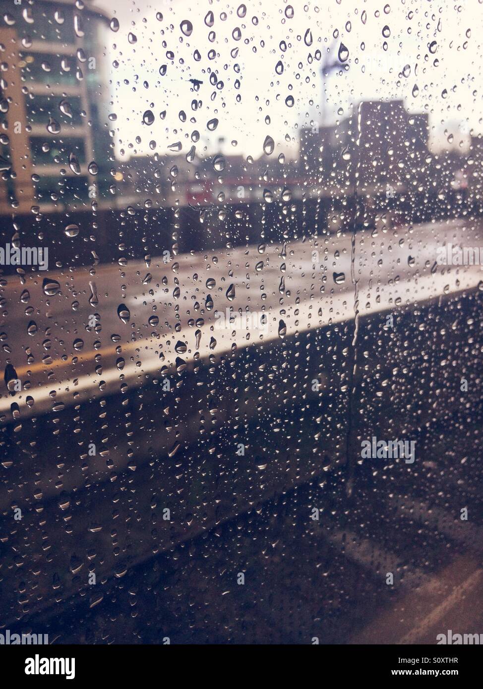 Train window rain hi-res stock photography and images - Alamy