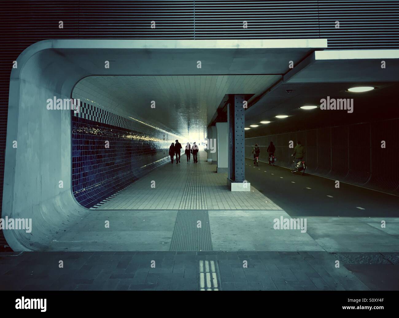 Tunnel walkway hi-res stock photography and images - Alamy