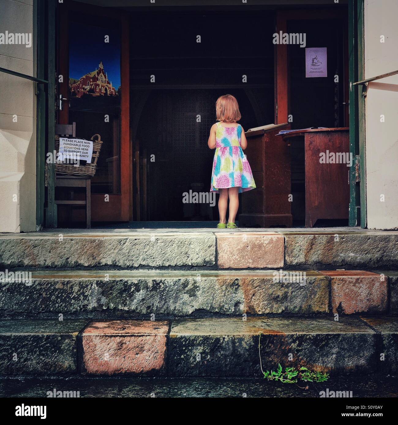 Enter with faith Stock Photo - Alamy