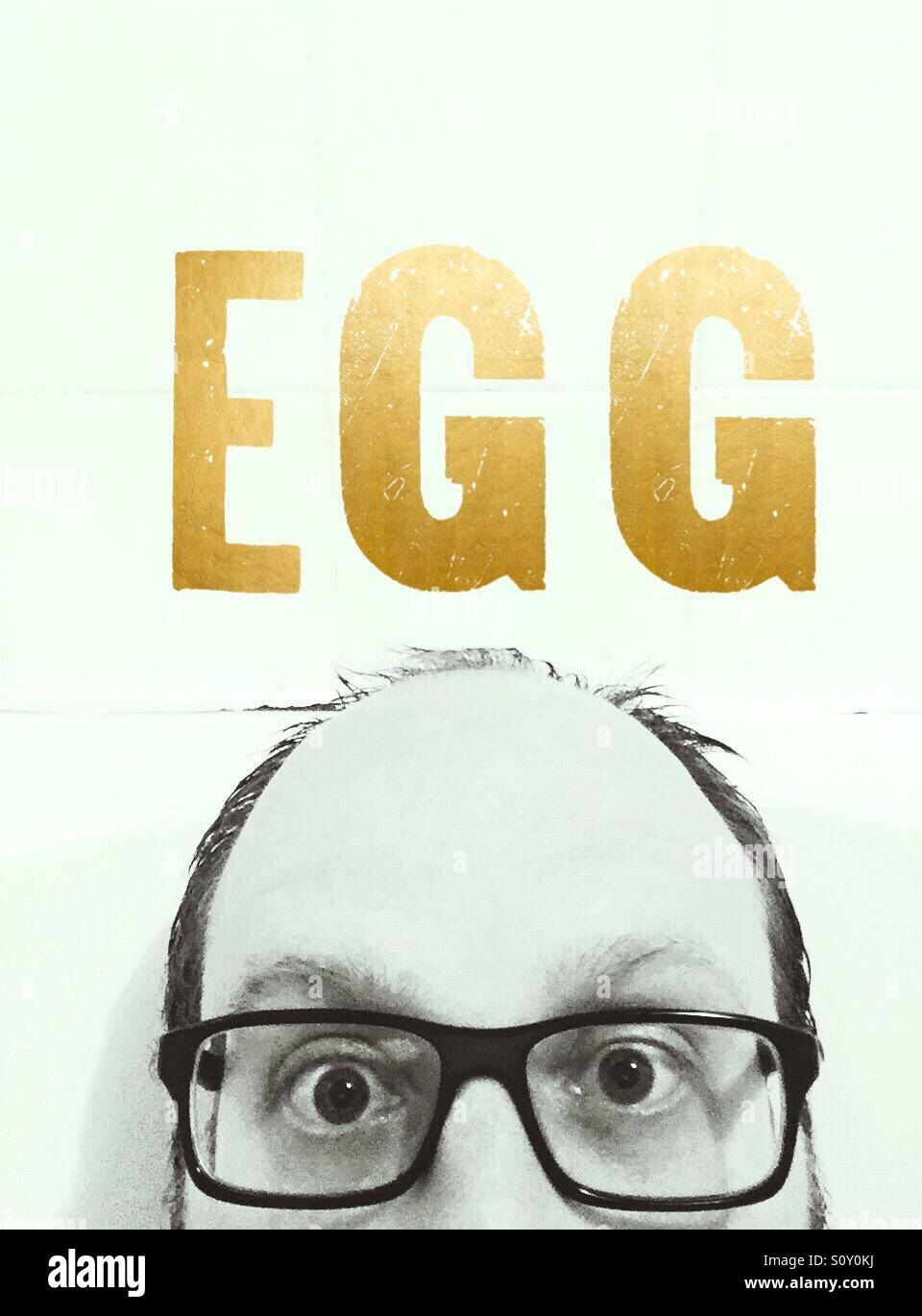 Bald egg head hi-res stock photography and images - Alamy