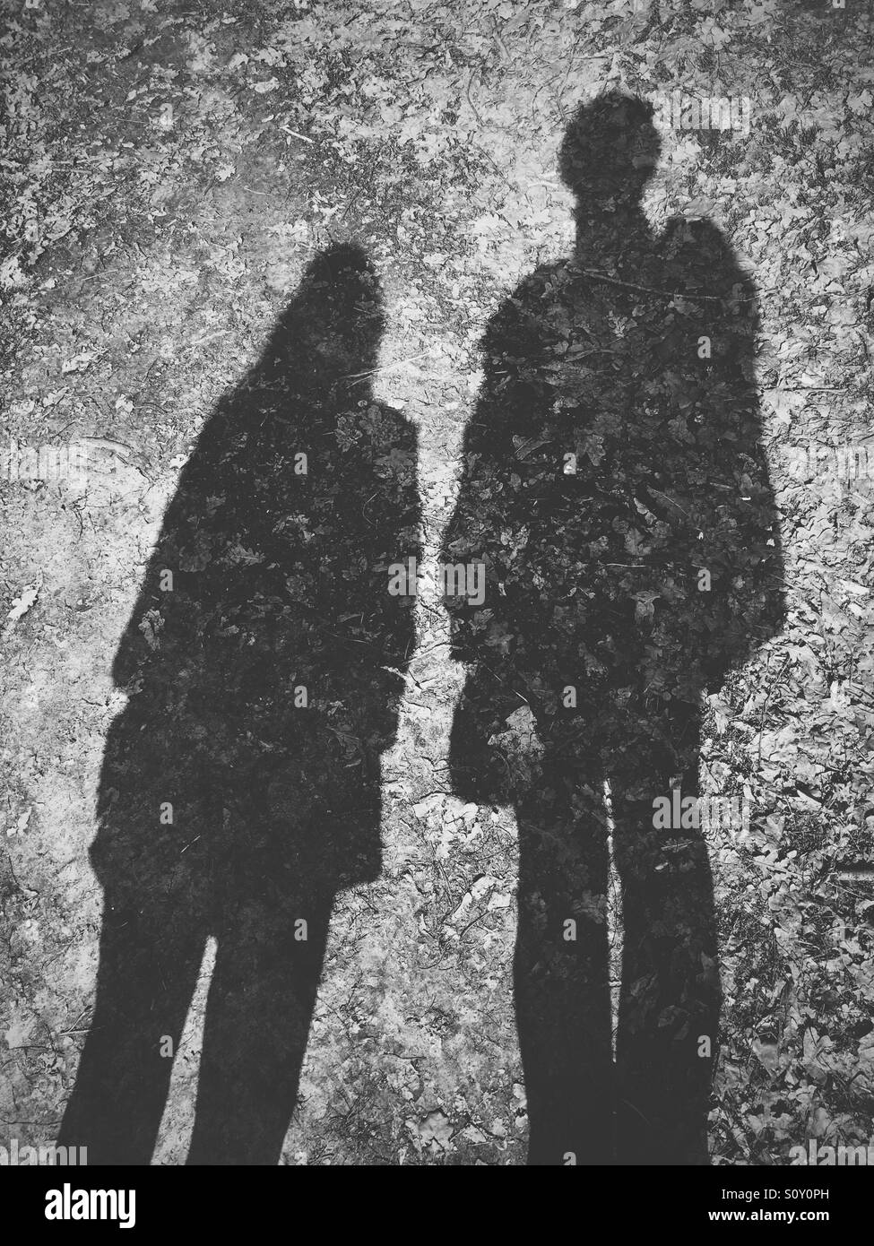 Shadow people Black and White Stock Photos & Images - Alamy