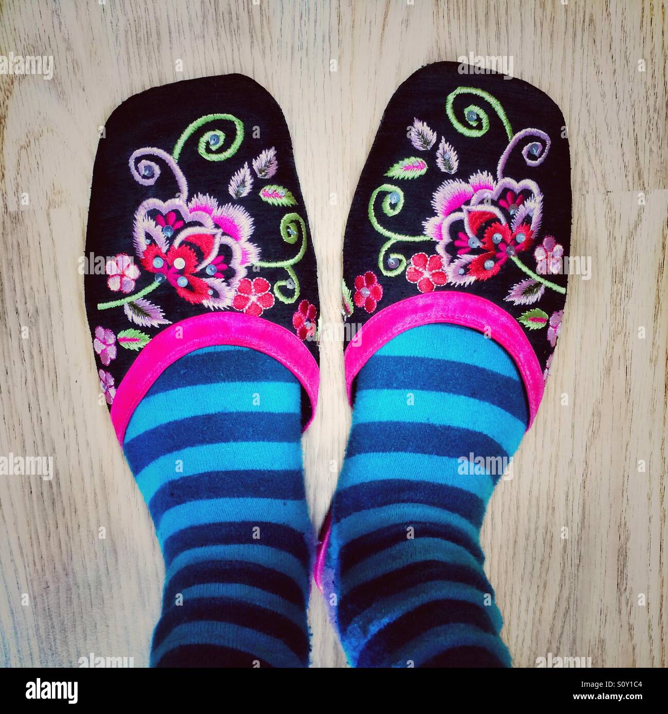 Floral feet hi-res stock photography and images - Alamy
