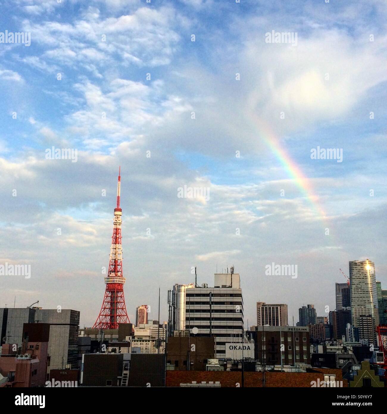 Tokyo tower in tokyo japan hi-res stock photography and images - Alamy