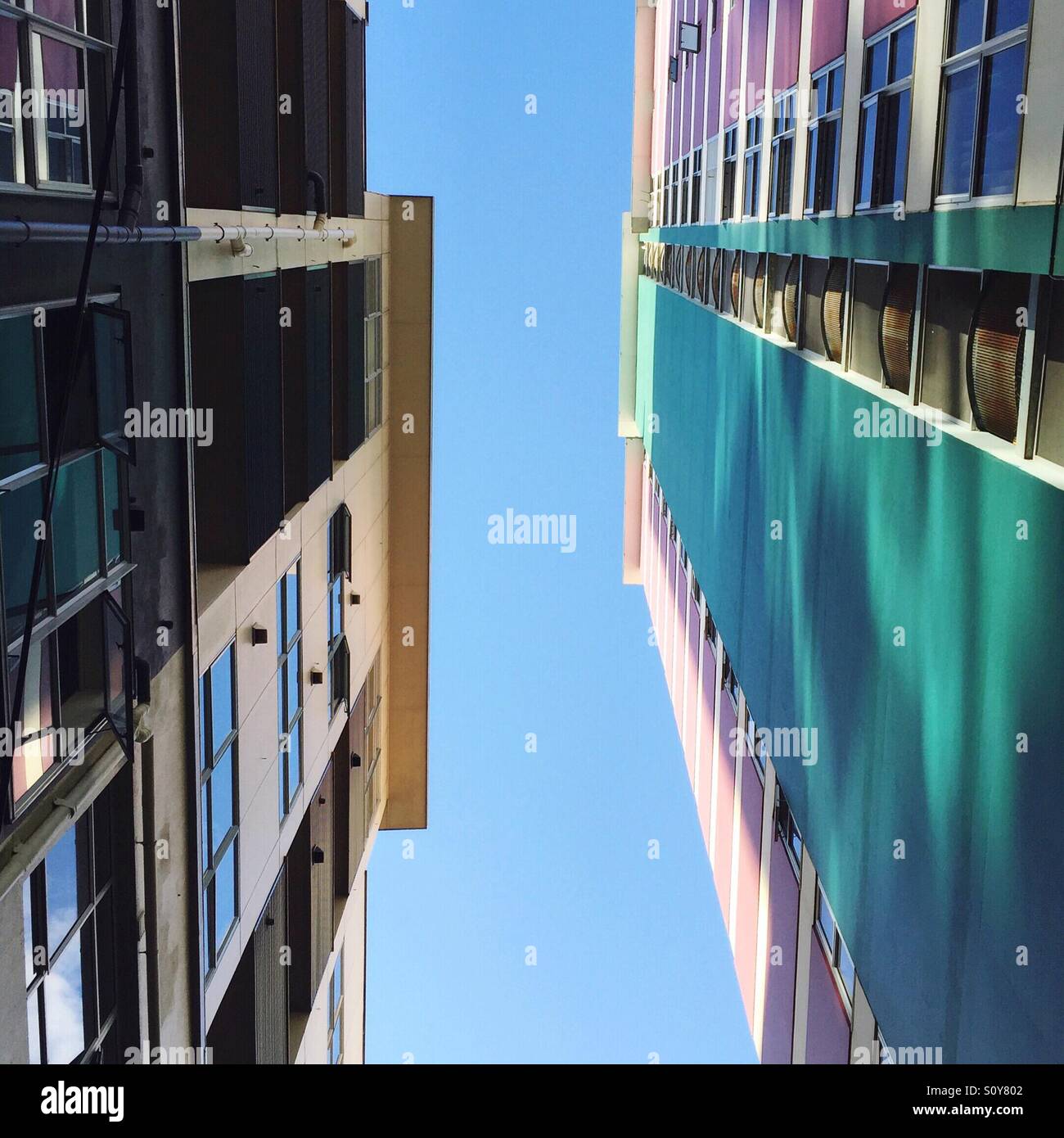 Bright coloured buildings hi-res stock photography and images - Alamy