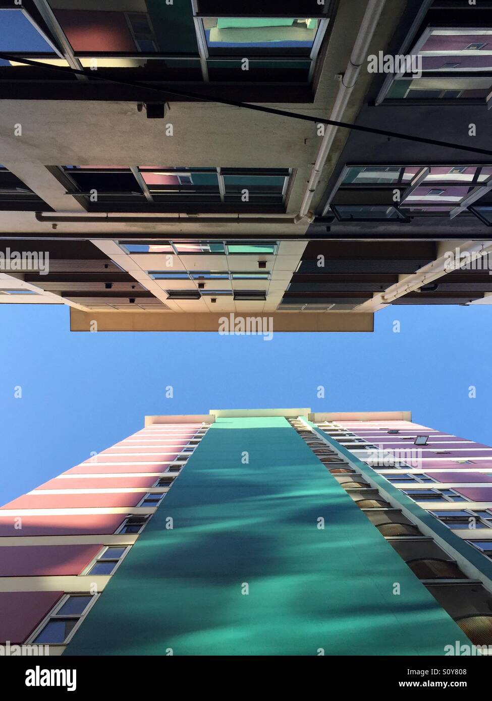 Bright coloured buildings hi-res stock photography and images - Alamy