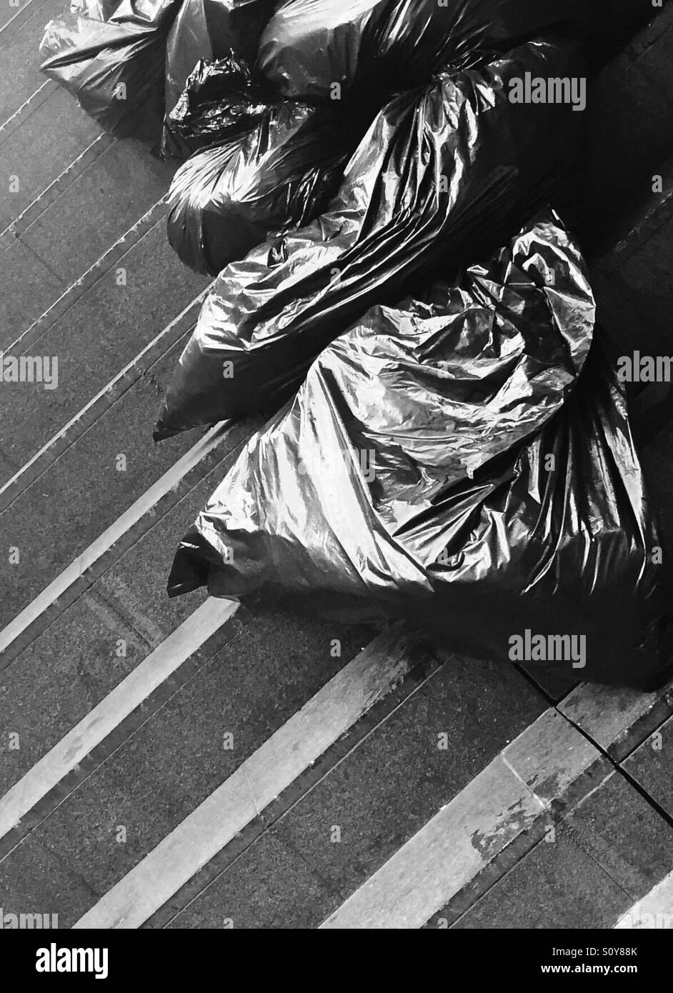 Rubbish Black and White Stock Photos & Images - Alamy