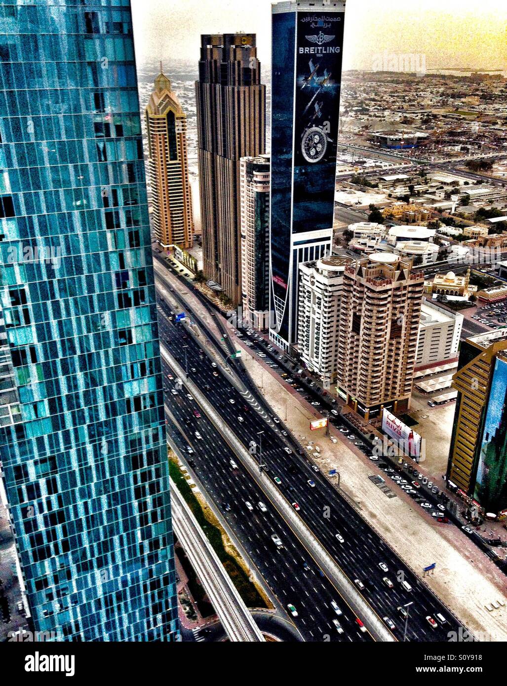 Sheikh zayed road cars hi-res stock photography and images - Alamy