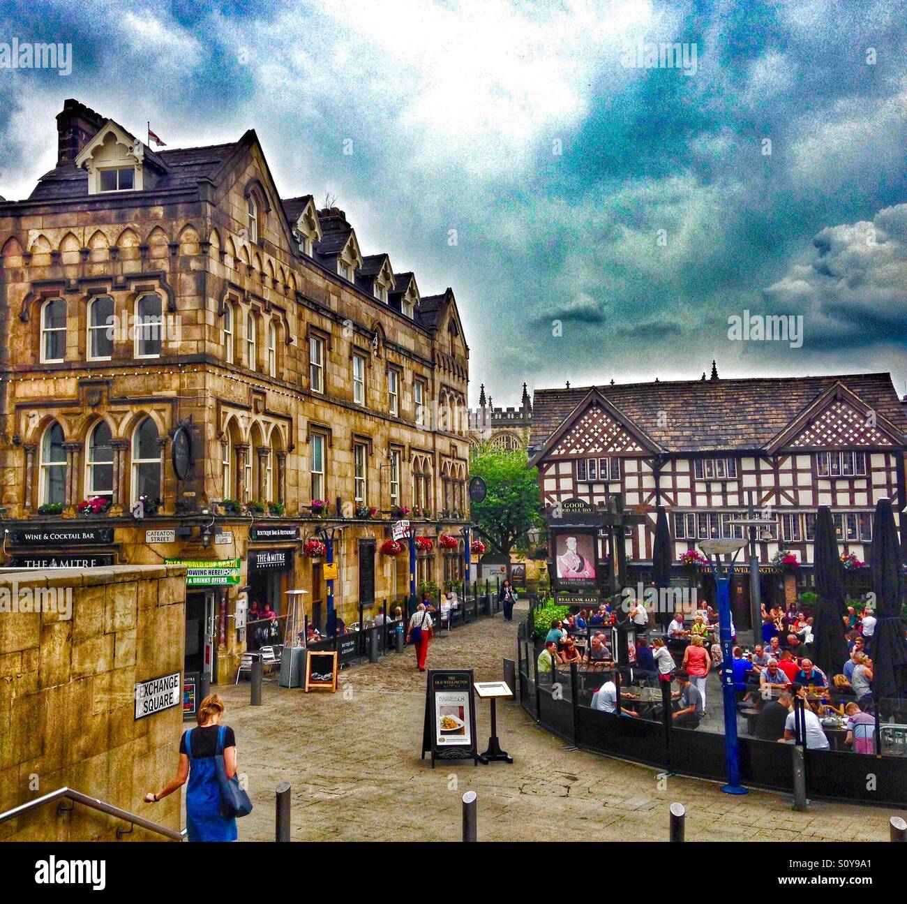 Manchester united facade hi-res stock photography and images - Alamy