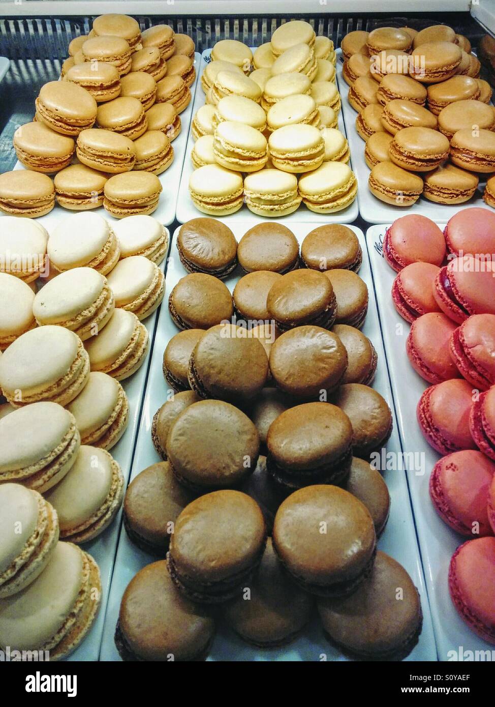 Variety macarons hi-res stock photography and images - Alamy