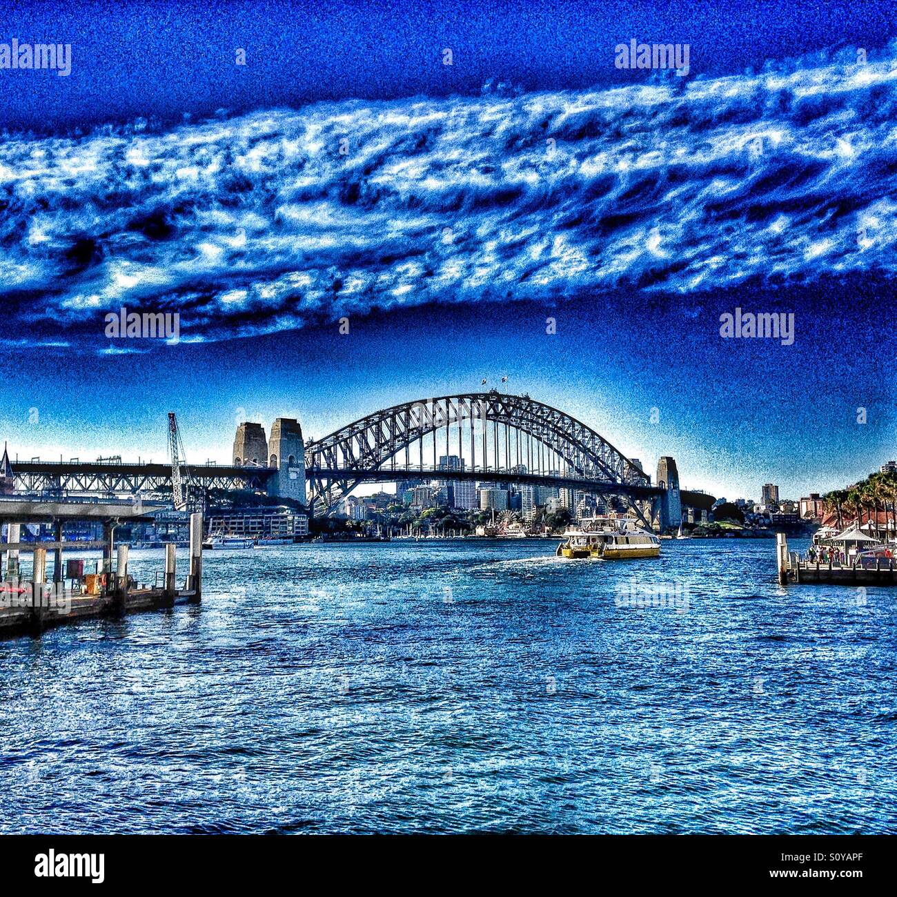 Sydney harbour bridge arch design hi-res stock photography and images ...