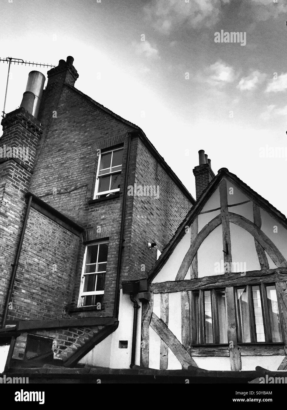 Uneven windows Black and White Stock Photos & Images - Alamy