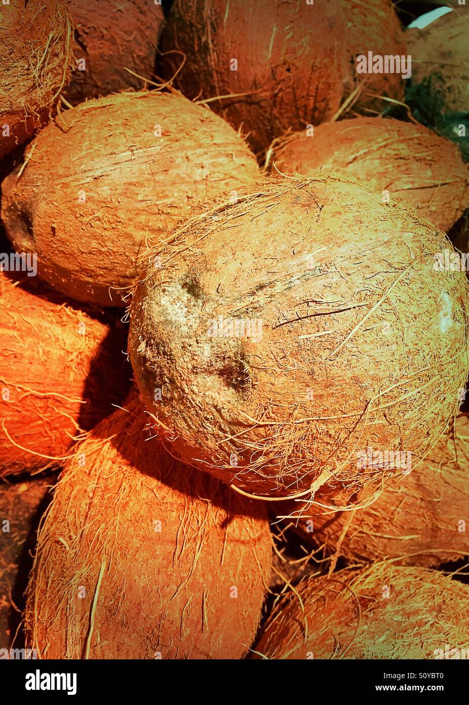 Stacked coconut hi-res stock photography and images - Alamy