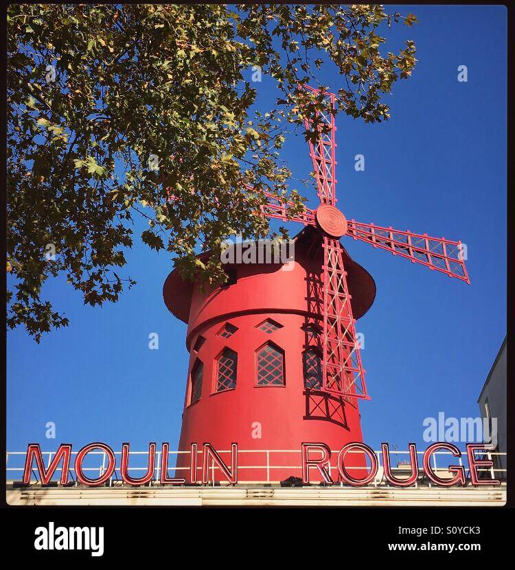 Windmill paris hi-res stock photography and images - Alamy