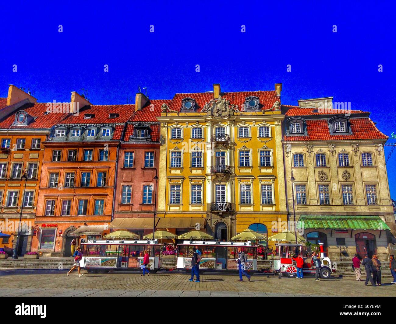Warsaw Old Town Stock Photo - Alamy