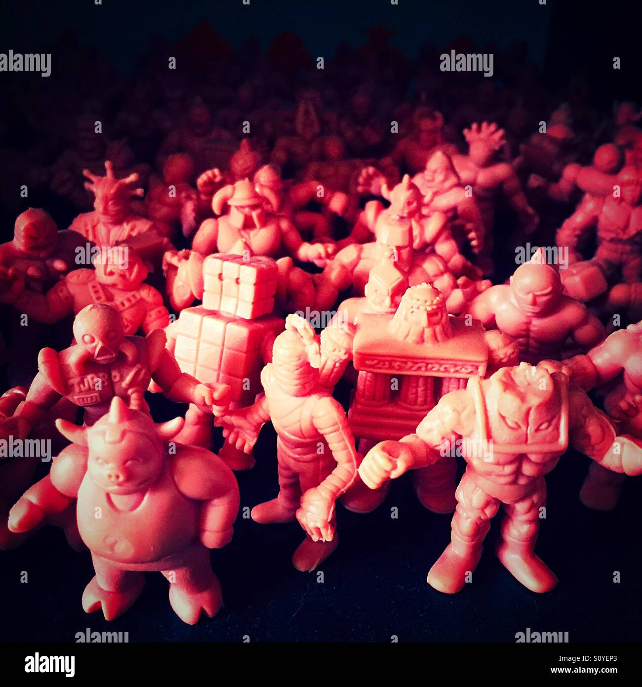 80s Muscle Men Toys at war Stock Photo - Alamy