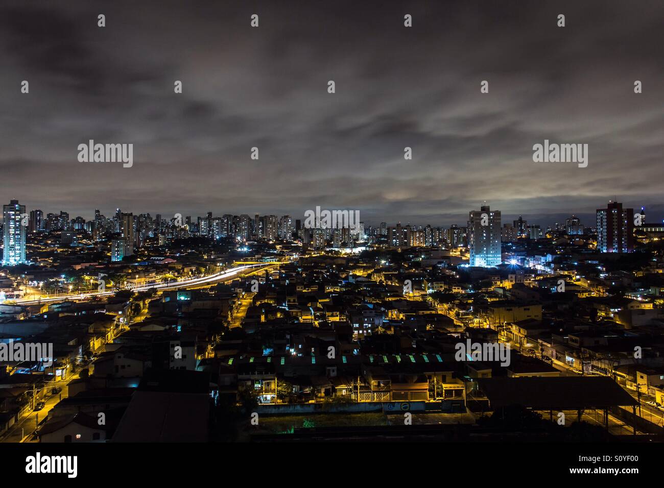 Night in São Paulo - Brazil Stock Photo - Alamy