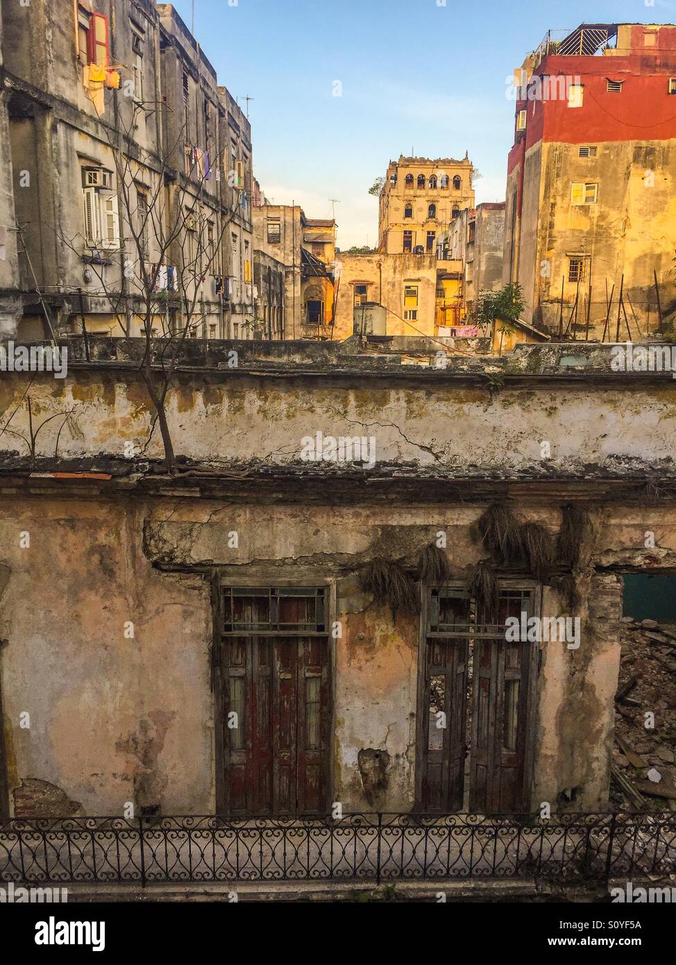 Morning in La Habana centro, Cuba Stock Photo - Alamy