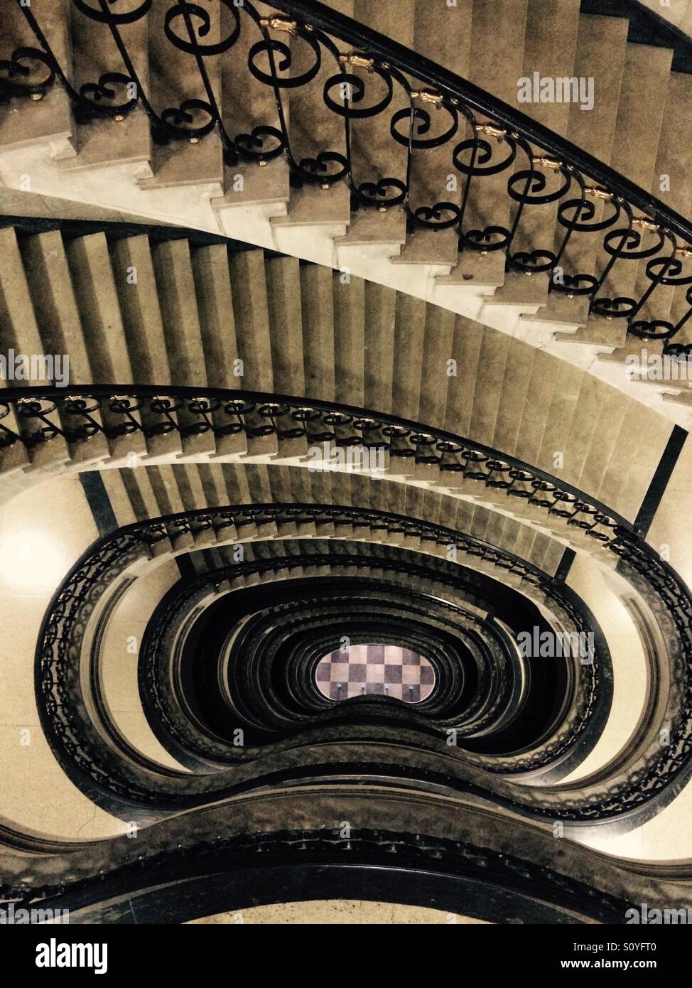 Round stairs hi-res stock photography and images - Alamy