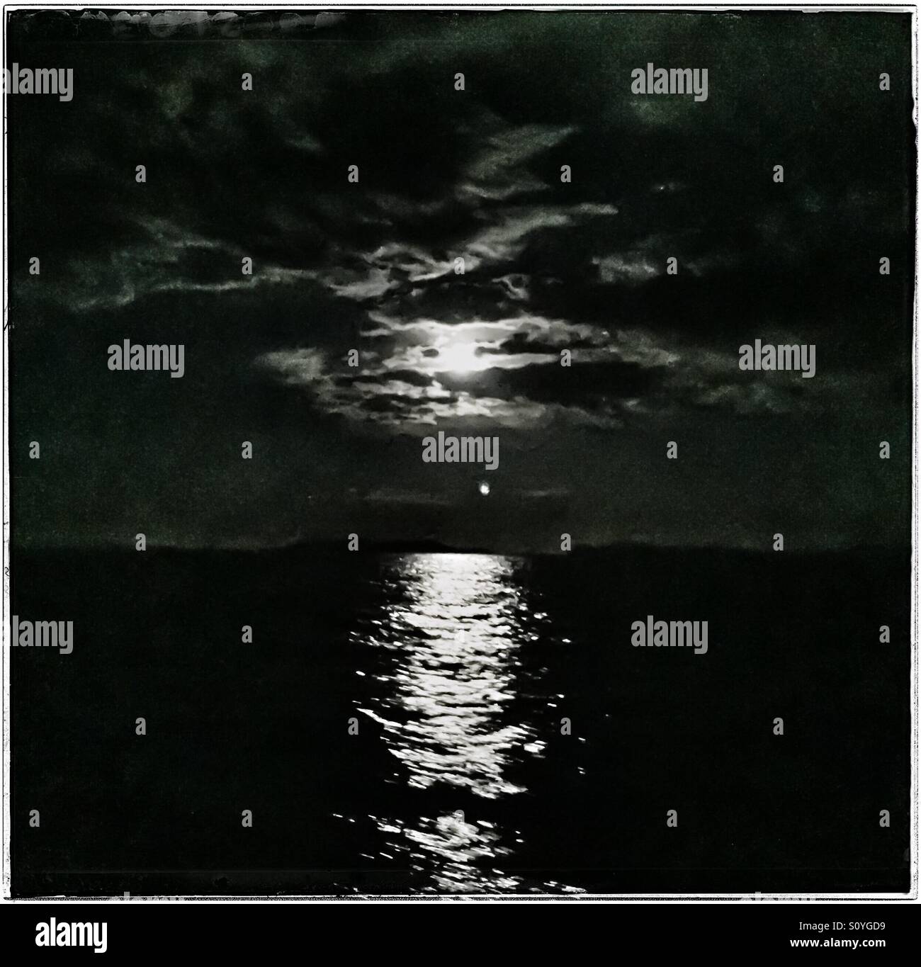 Silvery moon hi-res stock photography and images - Alamy