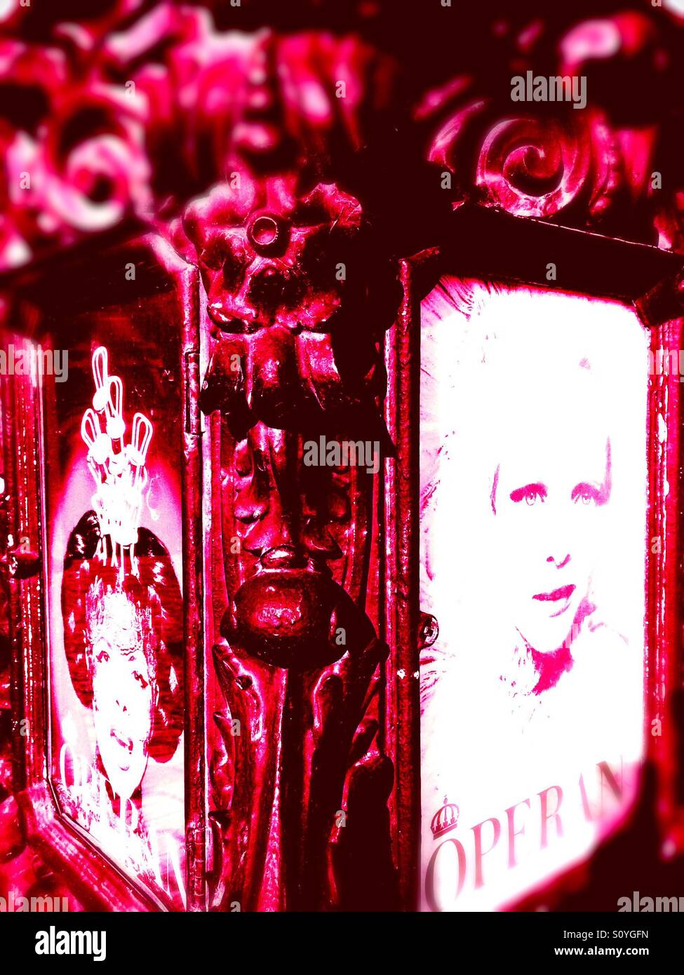 Posters advertising Royal Swedish opera, Stockholm, Sweden, Scandinavia ...