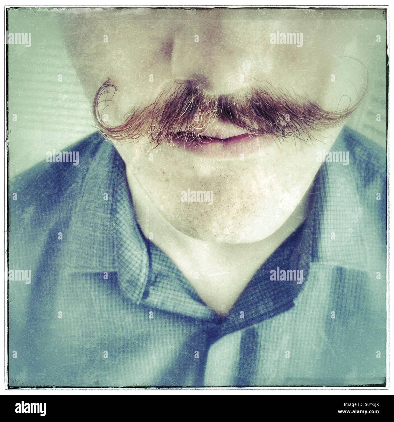 Curled mustache hi-res stock photography and images - Alamy