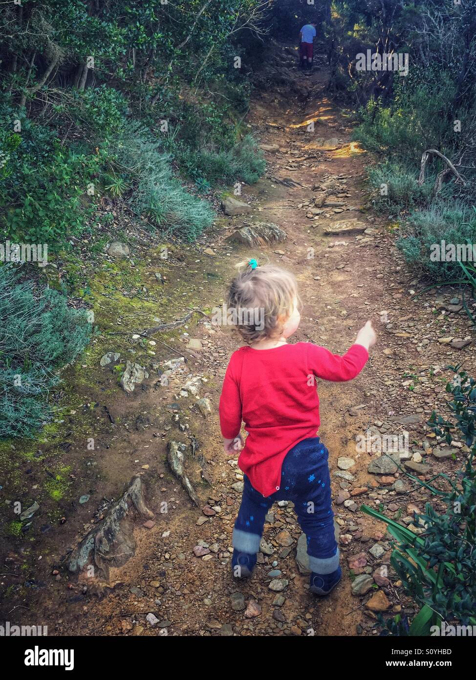 Baby exploring nature hi-res stock photography and images - Alamy