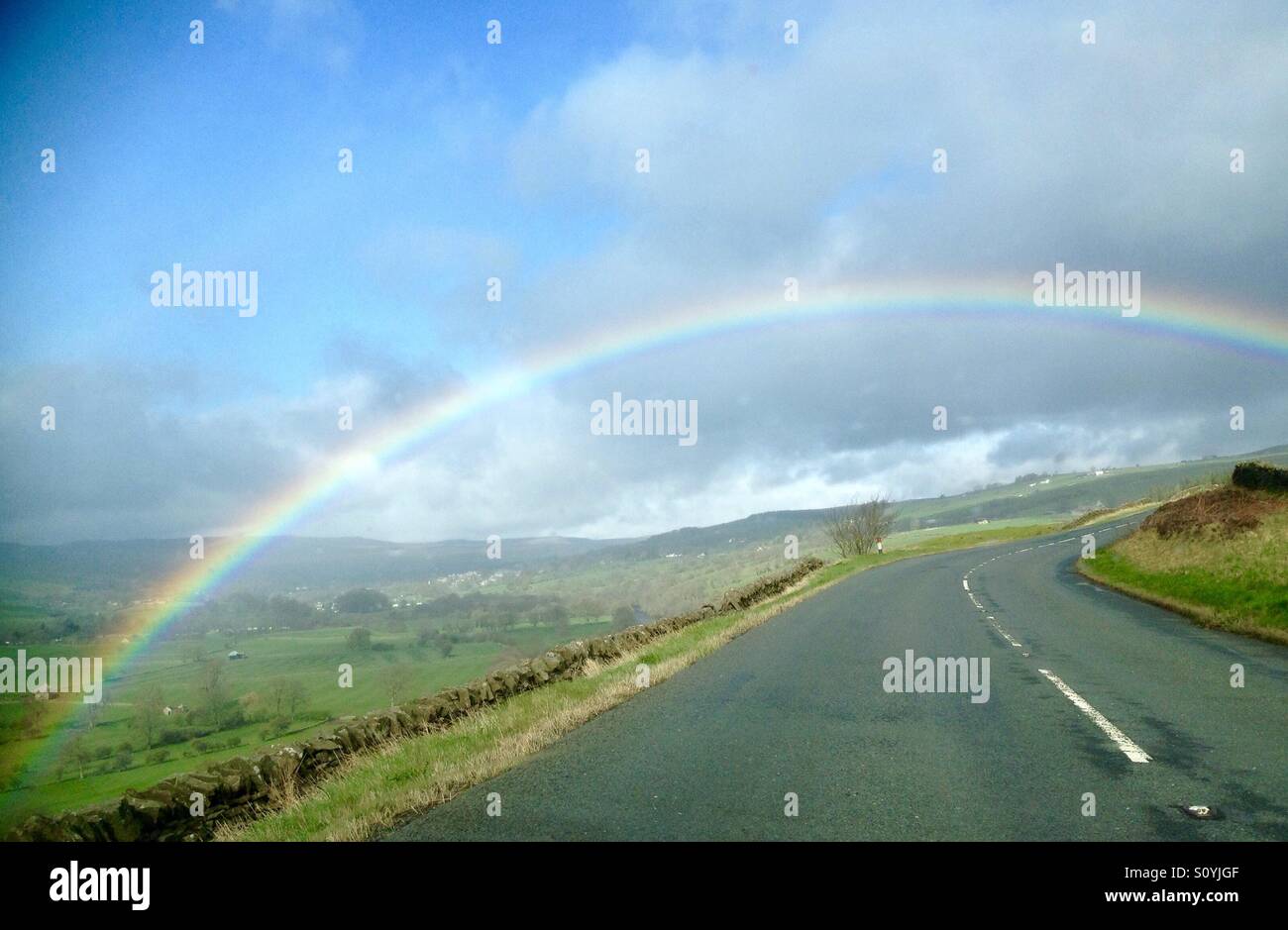 Drive through rainbow hi-res stock photography and images - Alamy