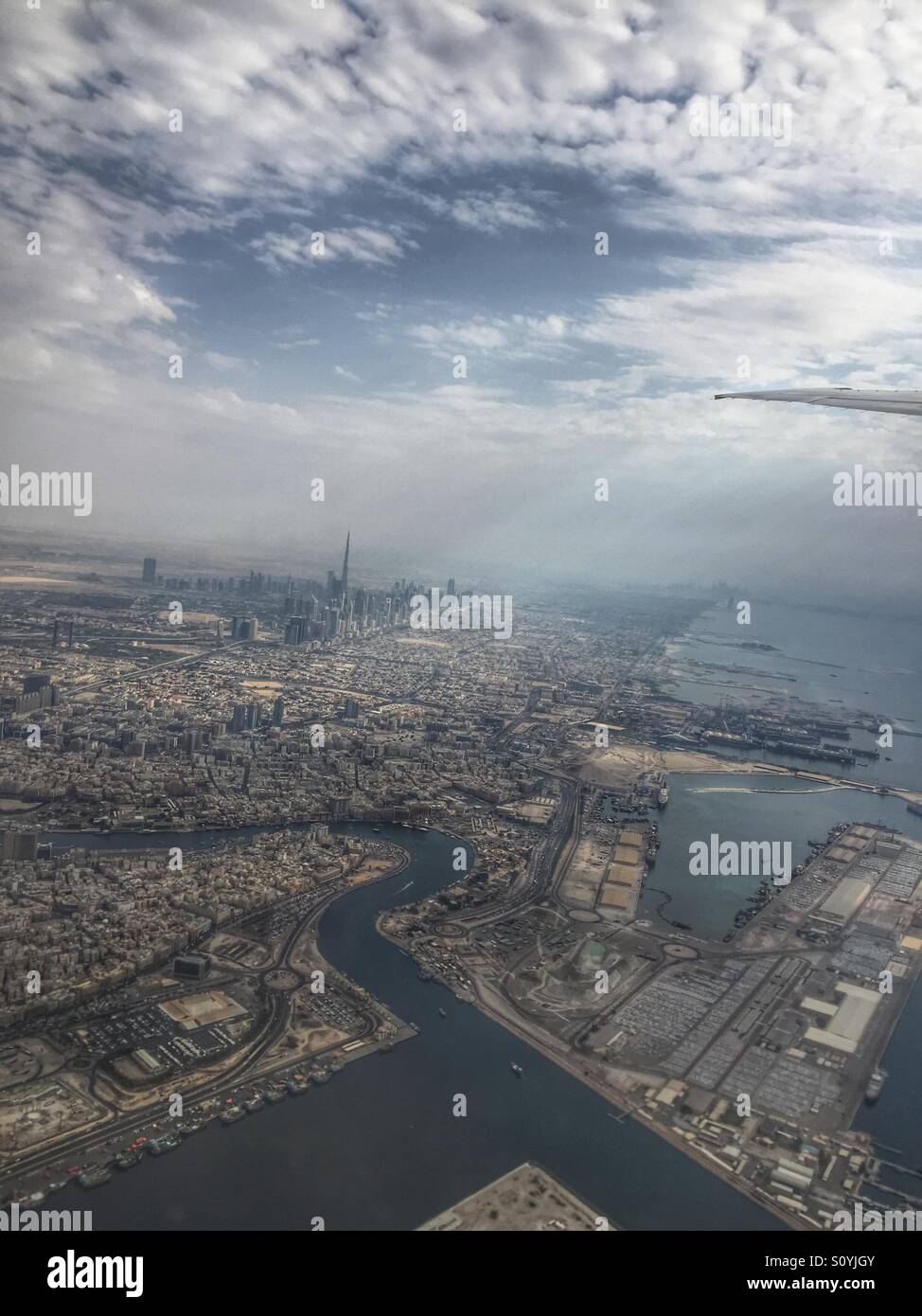 Dubai view from window hi-res stock photography and images - Alamy