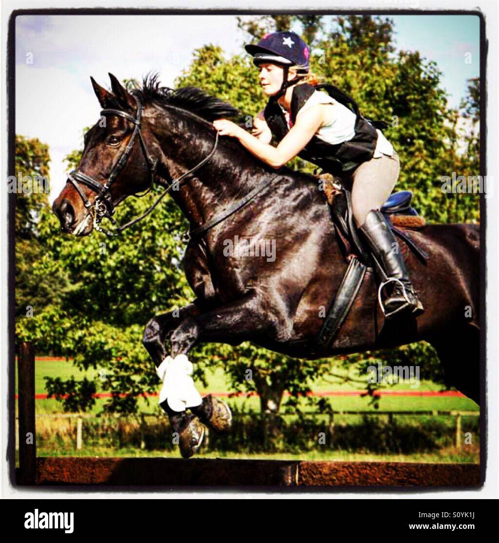 Cross jumping hi-res stock photography and images - Alamy
