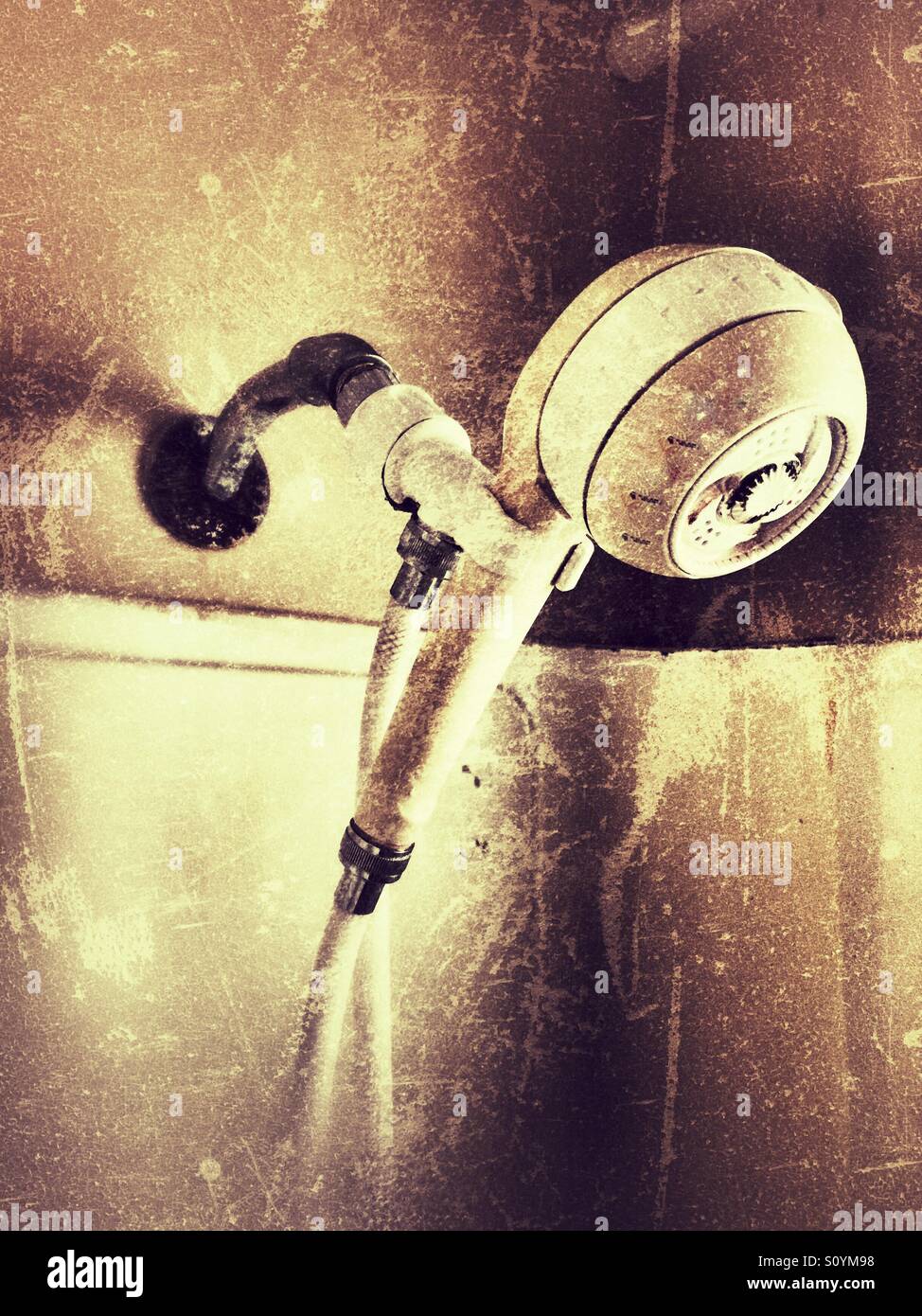 Old shower head Stock Photo - Alamy