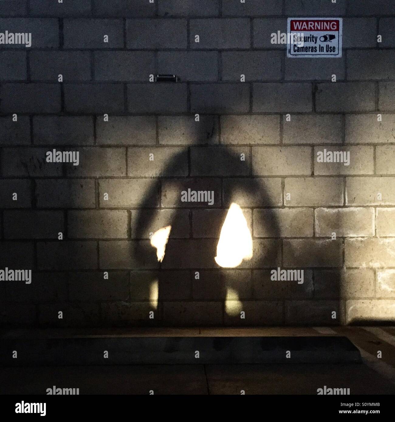 Shadow in parking garage Stock Photo - Alamy