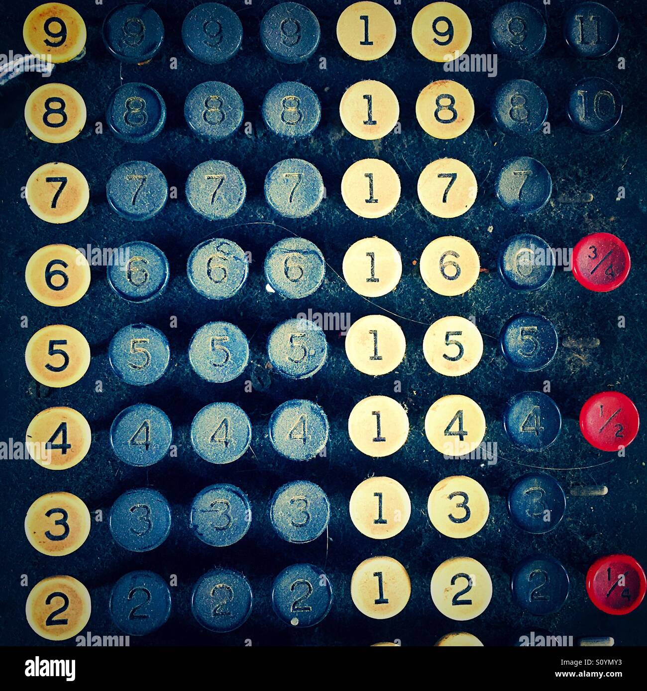 Vintage adding machine hi-res stock photography and images - Alamy