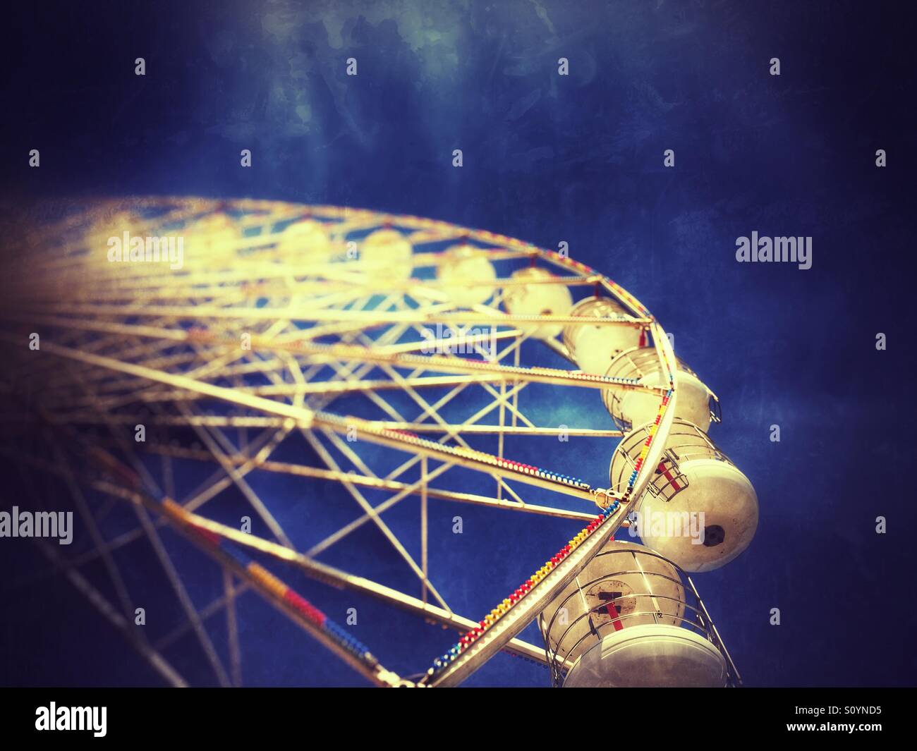 Giant Ferris wheel on Blackpool Central Pier Stock Photo - Alamy
