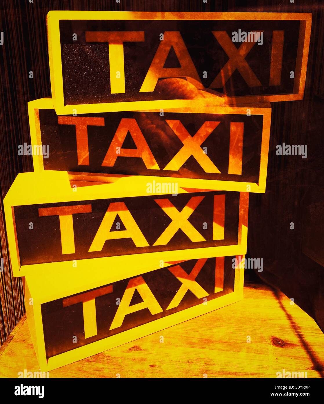 Words taxi hi-res stock photography and images - Alamy