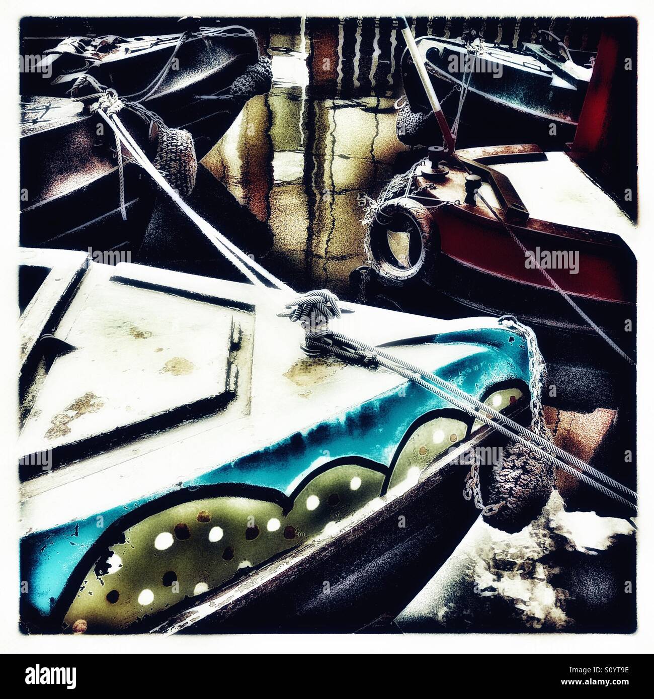 Painted barges hi-res stock photography and images - Alamy