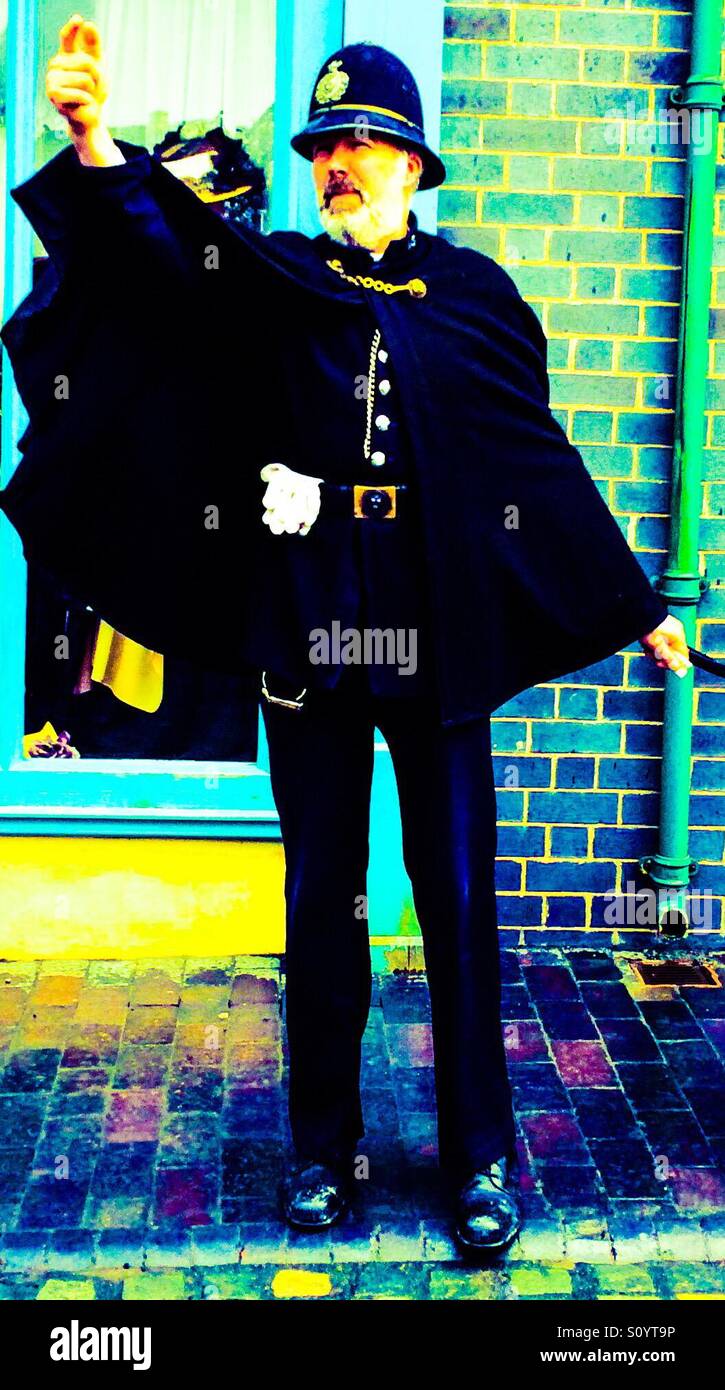 Old fashioned policeman hi-res stock photography and images - Alamy