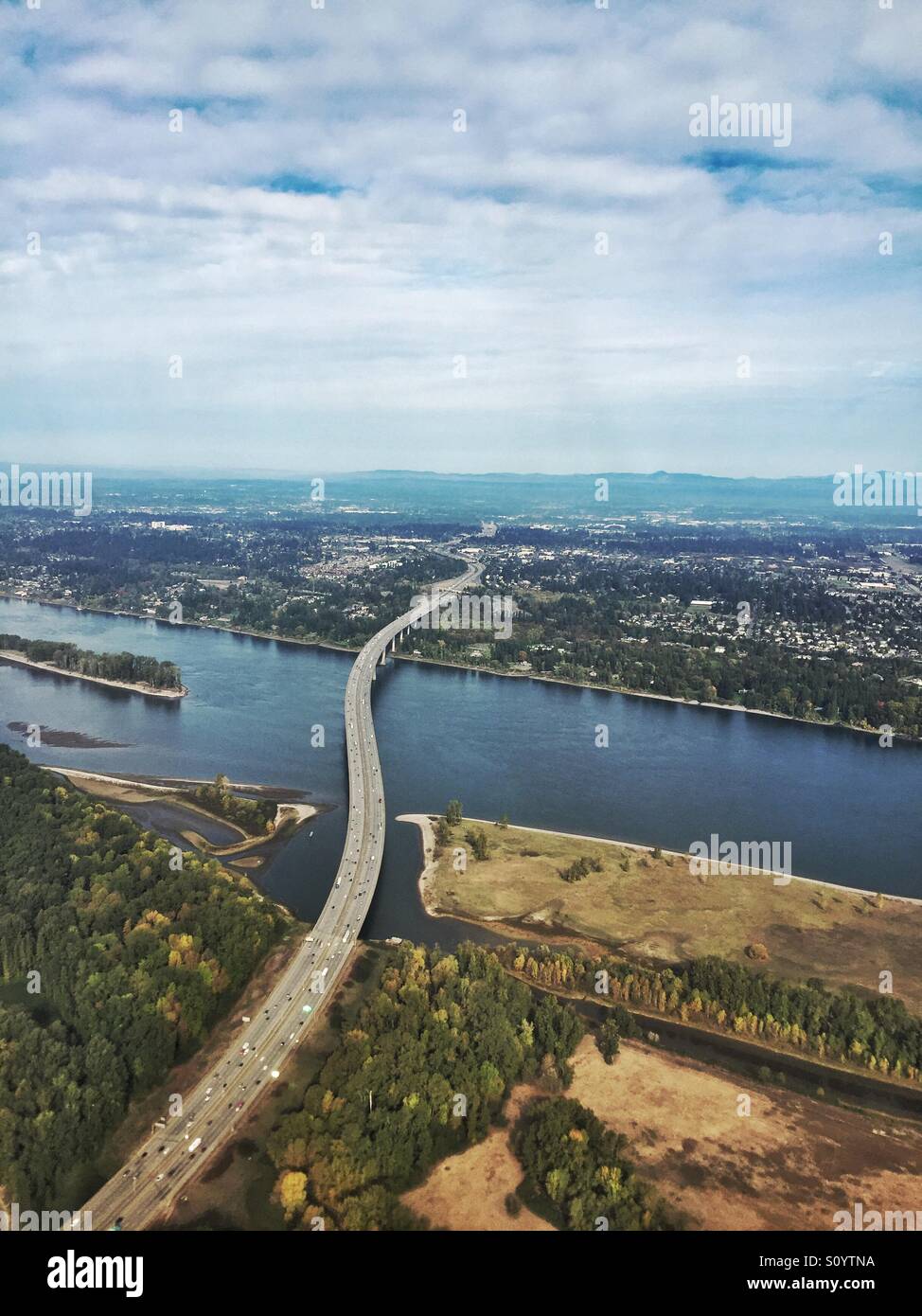 The city from above Stock Photo - Alamy