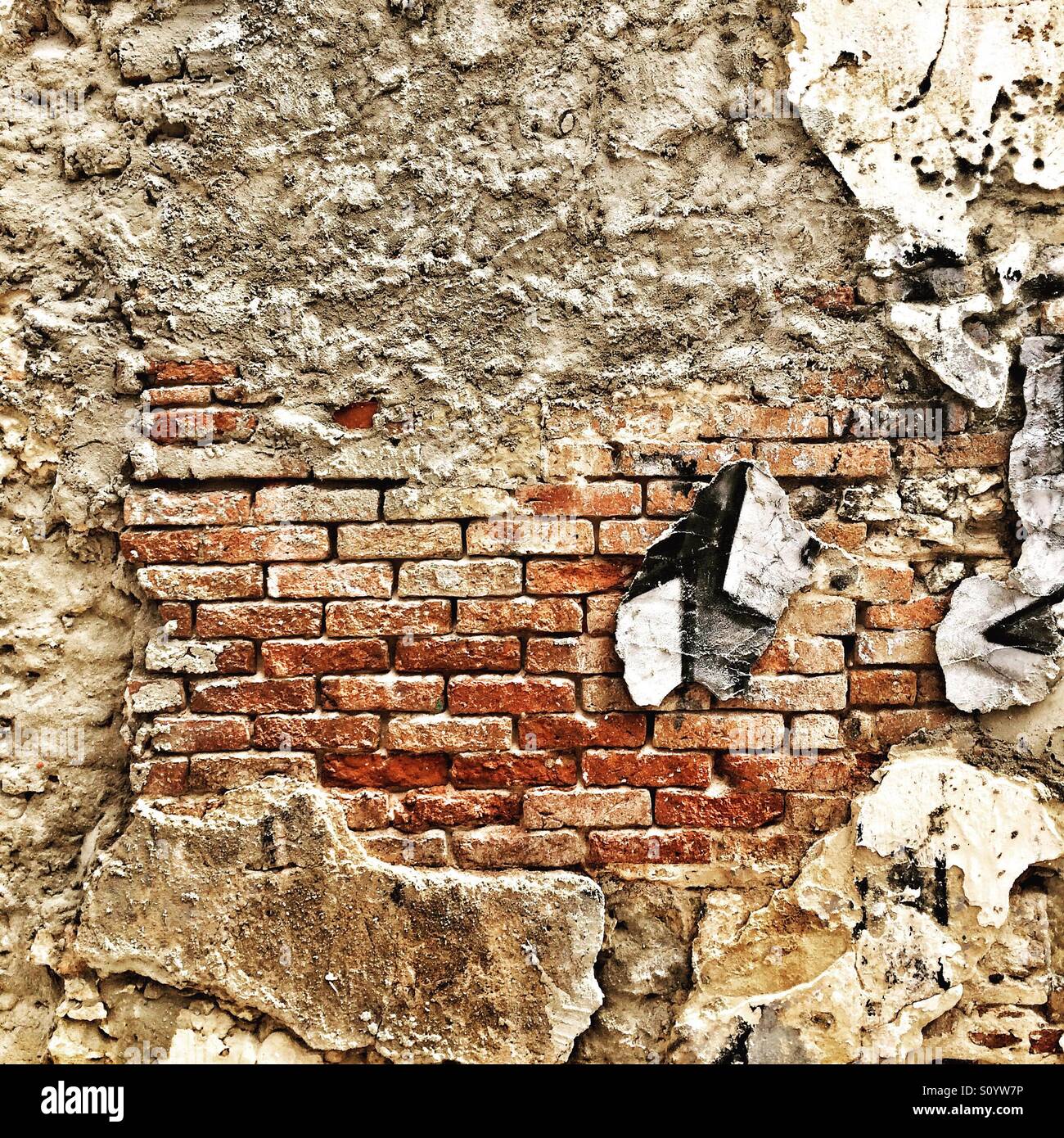 Broken Down Brick Wall