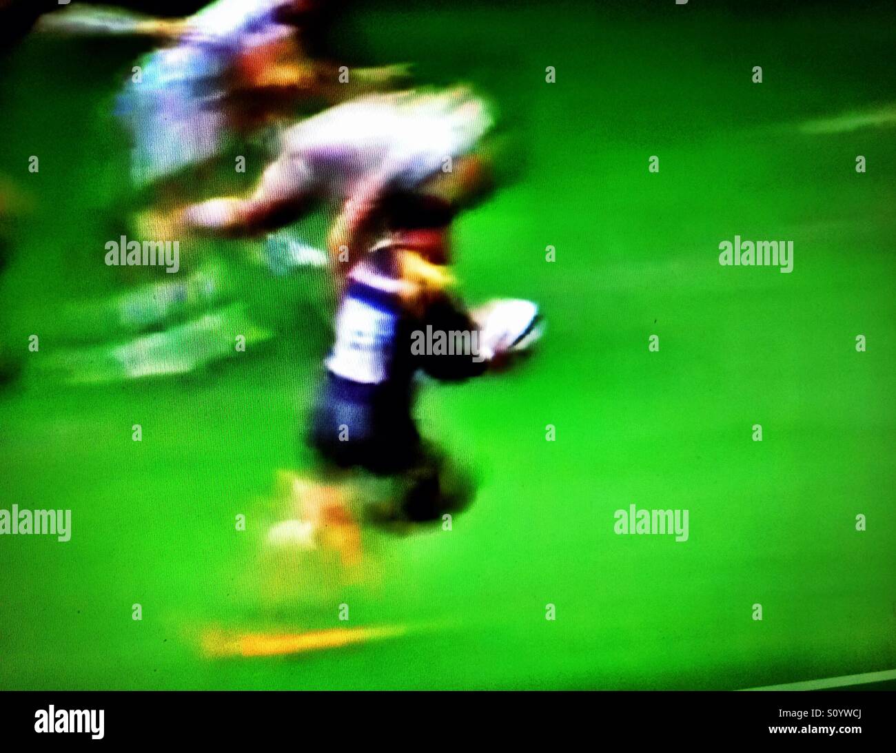 Rugby match speed blur Stock Photo - Alamy