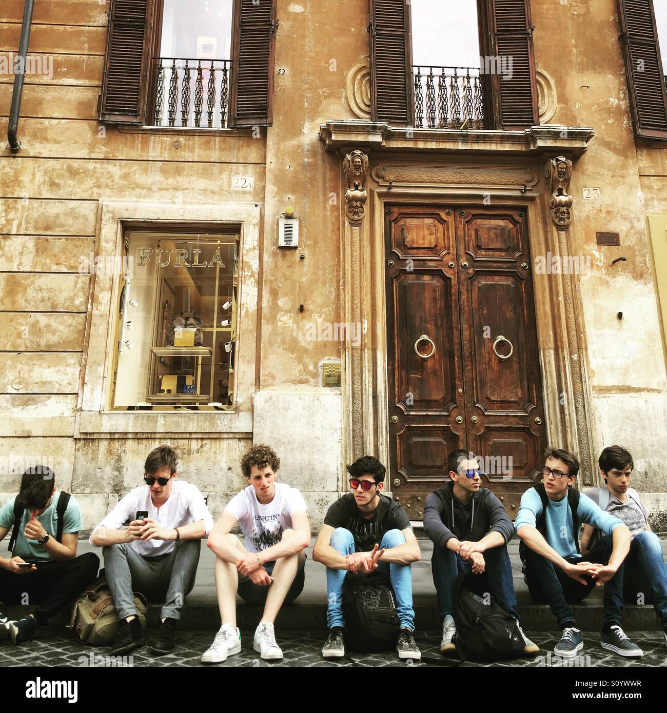 Italian teens hi-res stock photography and images - Alamy