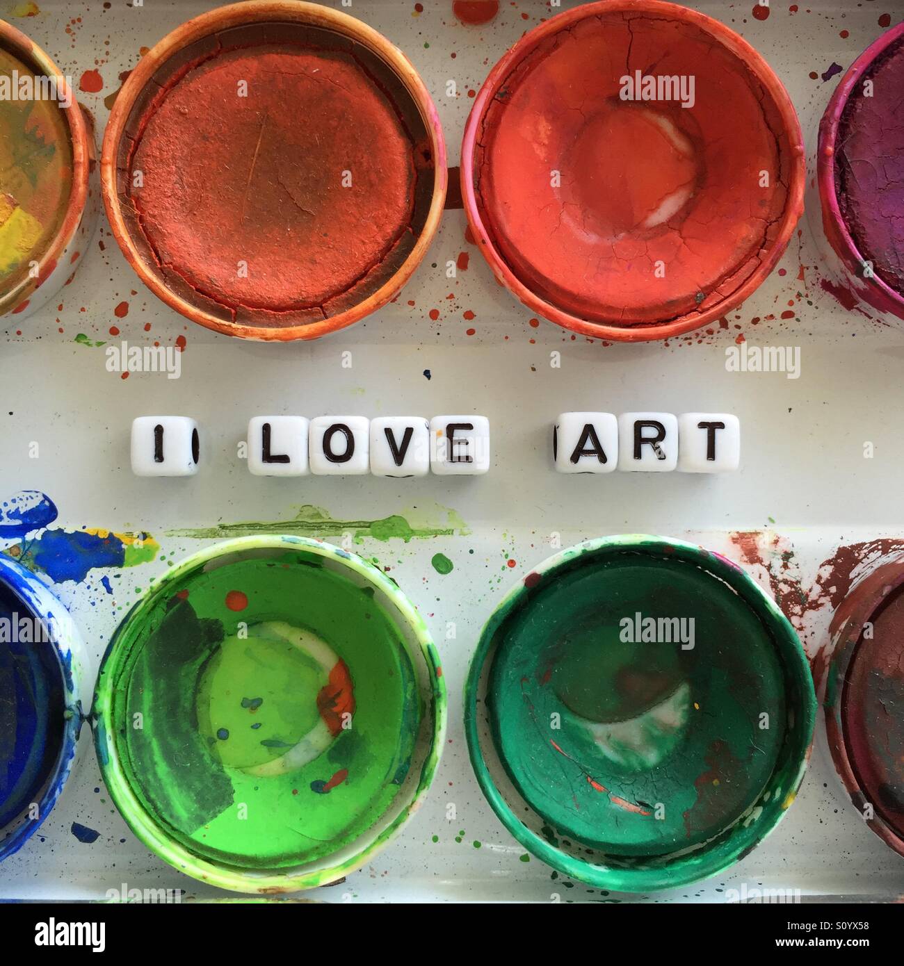I love art Stock Photo - Alamy