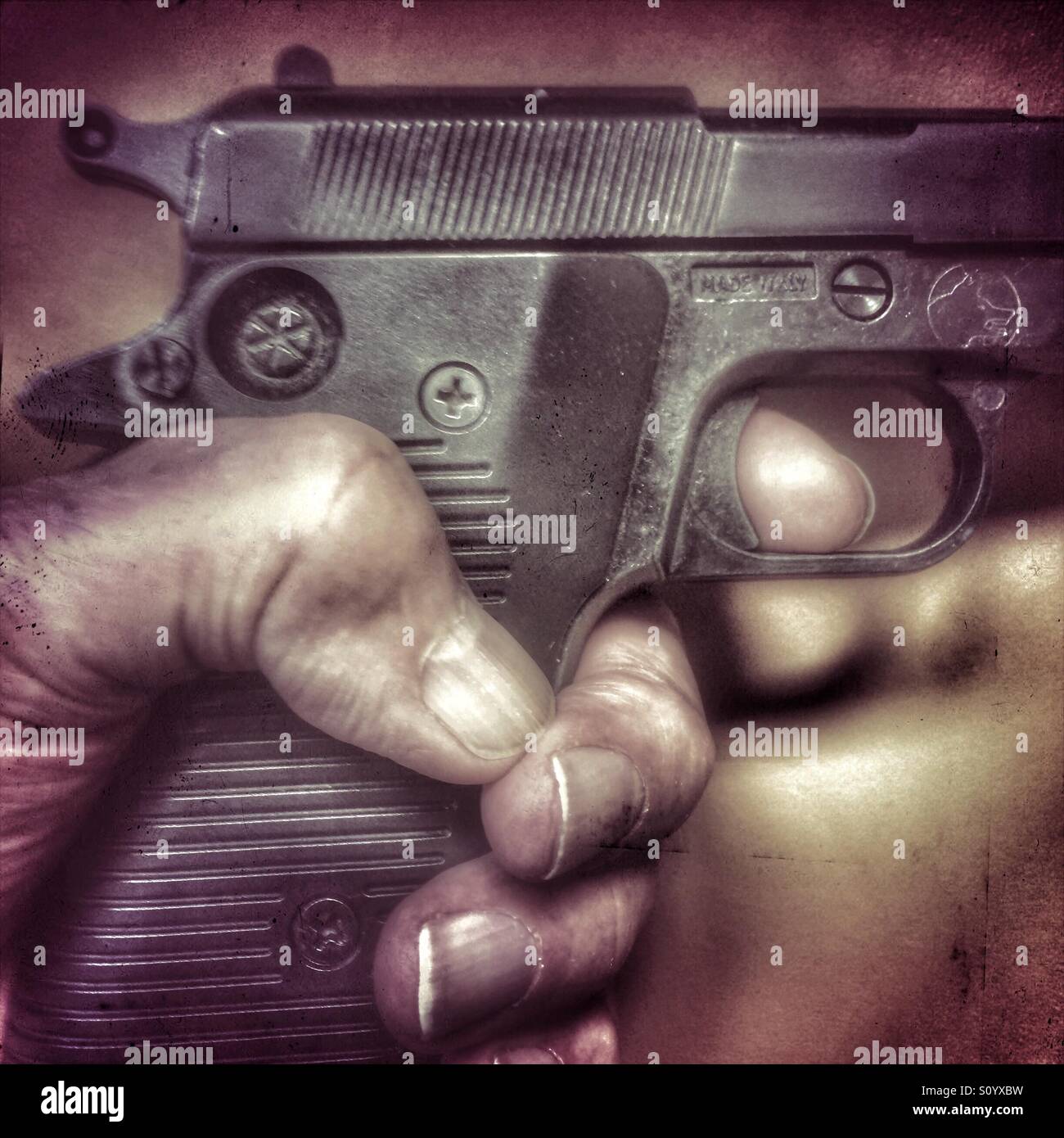 Trigger finger hi-res stock photography and images - Alamy