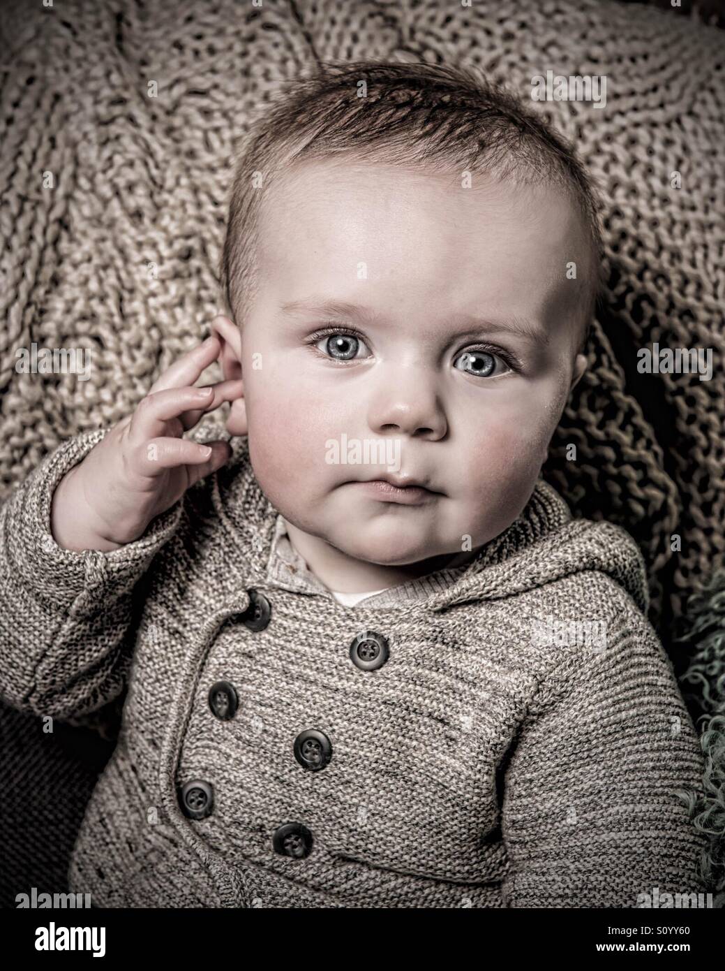 Baby boy model hi-res stock photography and images - Alamy